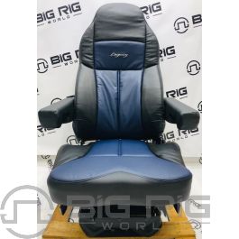 Legacy LO Seat Two Tone (Black and Blue Leather) w/ Armrests ...