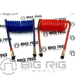 Air Line - Coiled, Red & Blue - 12 Ft. - Lead Length: 12 In./12 In ...