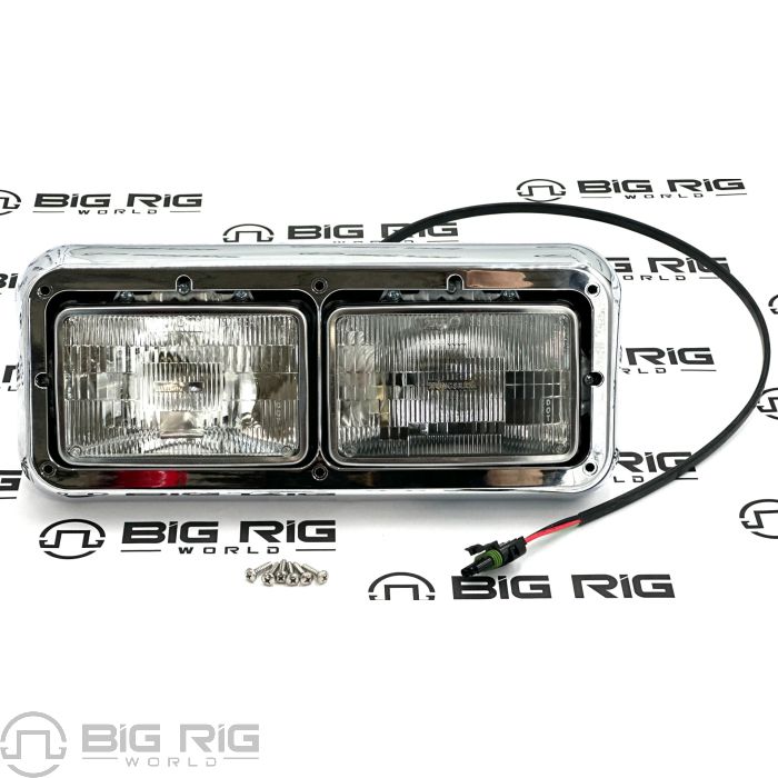 Dual Headlight Assembly 4x6 w/ Bezel LH K256-880-4-B-PAT - Aftermarket ...