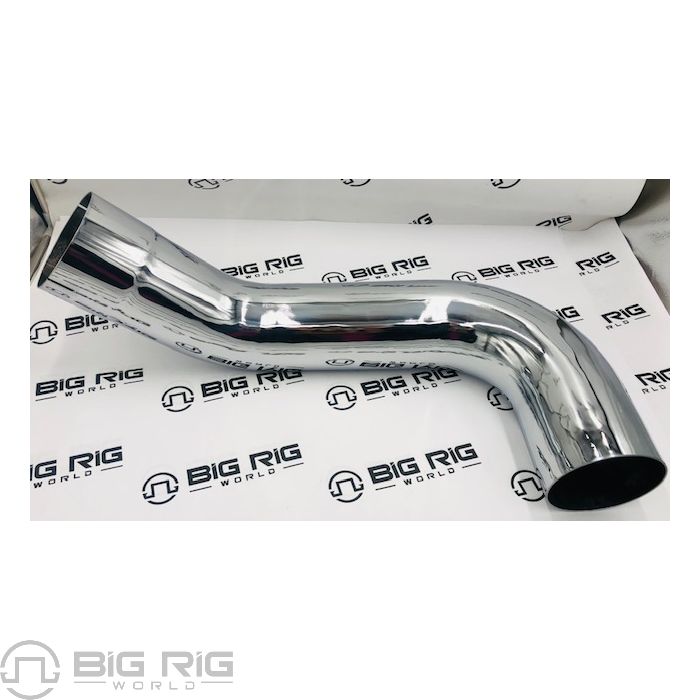 Exhaust Pipe M Bend 5 In. Chrome Steel Right Hand OD/ID EP50EL45208C ...