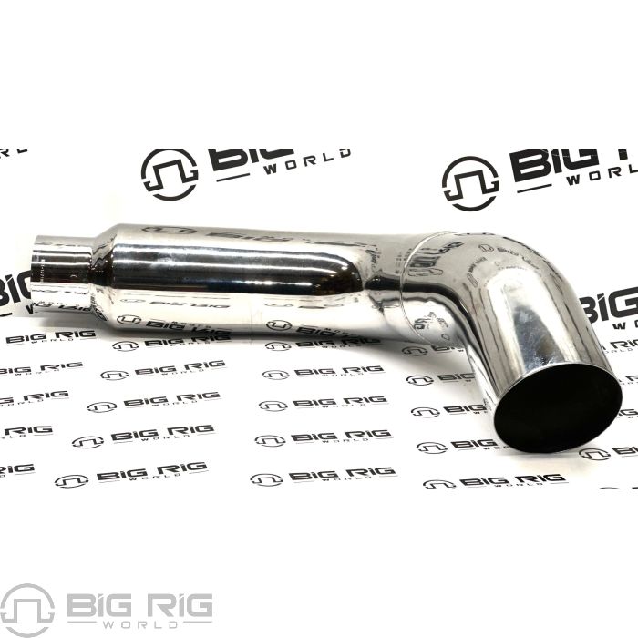 Exhaust Pipe 7 In. 2-Bend OD/R5 In. OD CHR Right KW7-1271RC ...
