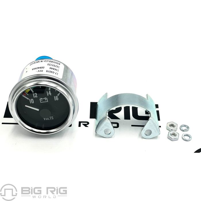 Gauge - Volt Meter - Chrome Bezel 17-03078 - OEM - Peterbilt - Big Rig ...