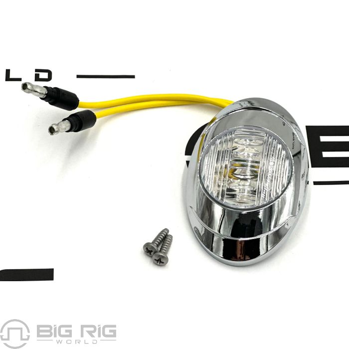 P3 Amber LED Clear Lens with Bezel .180 Bullet Light Kit P201334 ...