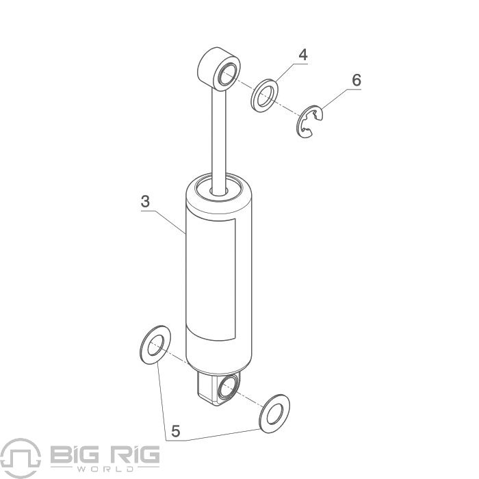 Shock Absorber SP11879 - OEM - GraMag - Big Rig World
